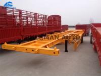 China 3 Axles 40 Tons Skeletal Container Trailer , Semi Trailer Storage Containers  40 Feet for sale