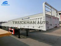 China Leaf Spring Suspension Side Wall Semi Trailer 14mm Main Beam 500mm Height Fuwa Axles for sale