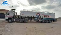 China Durable Fuel Tanker Semi Trailer 54000 Liter 6 Compartments Carbon Steel Q345 for sale
