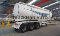 China 50m3 Cement Tanker Trailer 50 Tons Loading Capacity Optional Shape Bulk Powder Transport for sale