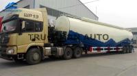 China 50m3 V Type Powder Concrete Mixer Trailer 50 Tons Loading Capacity 11000x2500x4000mm for sale