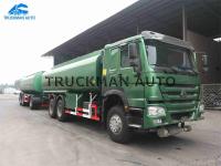 China 20m3 Full Petrol Tank Trailer 3 Axles 30 Tons Q345B Steel Customized Size for sale