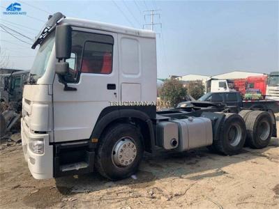 China 2014 Used Howo 6x4 Tractor Truck Head 371hp Euro 2 High Cabin LHD RHD for sale