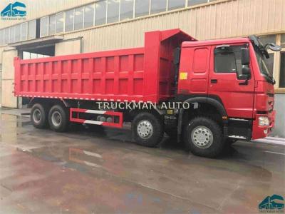 China Second Hand Howo 8x4 Tipper Truck 7500x2300x1500mm Cargobox 375HP Euro 3 for sale