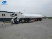 China Explosion Proof Oil Tanker Semi Trailer 40-50 Cbm 3 Axles 5 Compartments Gasoline Tank Trailer for sale