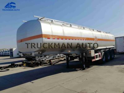 China 50m3 6 Compartment Oil Tank Trailer 28-70 Tons with Sea Valve Safety Design for sale