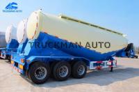 China 45m3 Cement Powder Tanker Trailer Bulk Cement Trailer with 315/80R22.5 Tire 24V for sale
