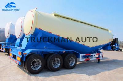 China 45m3 Cement Powder Tanker Trailer Bulk Cement Trailer with 315/80R22.5 Tire 24V for sale