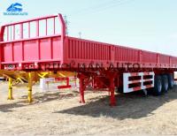 China 60-80 Tons Side Wall Semi Tractor Trailer  3 Fuwa Axles For Container And Bulk Cargo for sale