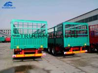 China 50-60 Tons Loading  Fence Semi Trailer  For Bulk Goods And Containers Transport for sale