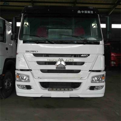 China Real Howo 2015 420hp 6x4 Used Tractor Truck 400L Fuel Tank Euro 3 Engine for sale