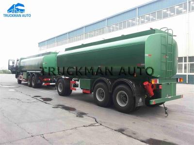 China 25000 Liters 25 Tons Oil Tank Full Trailer Truck with Drawbar Q345B Steel for sale