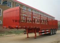 China Heavy duty 60 Tons Fence Semi Trailer ABS System For Bulk Cargo Transport for sale