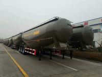 China  Easy Maintenance Cement Tanker Trailer For 45 Cbm Bulk Flours Transport for sale