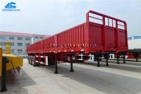 China 50 Ton Side Wall Semi Trailer 12500x2500mm Q345B Steel 3 Axles for sale