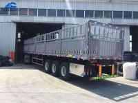 China 3x13 Tons Fence Semi Trailer for sale