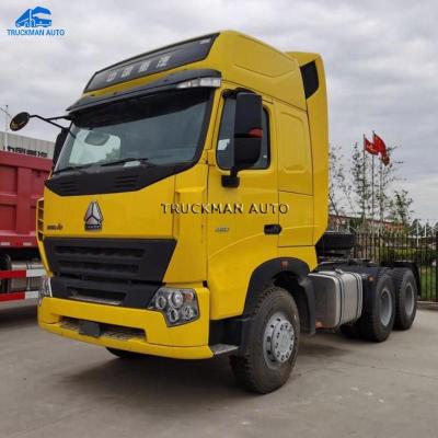 China SINOTRUK HOWO A7 420HP Tractor Head 6x4 Truck Head for Semi Trailer 50-80 Tons for sale