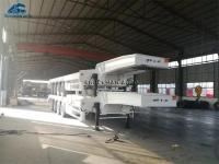 China 13000*3000*1650mm Semi Low Bed Trailer for sale