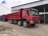 China Sinotruck Howo 8x4 12 Wheeler Second Hand Dump Truck 371HP Euro 2 for sale