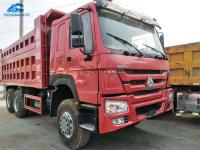 China Used HOWO 6x4 Dump Truck 371hp 2016 18 Cbm Cargo Box for Sale for sale