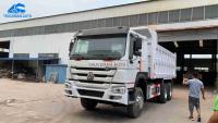 China Used HOWO Dump Truck 371HP 18.6m3 Cargo Box 6x4 Drive Axle for Sale for sale