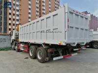 China 50 Tons 23.5m3 Sinotruk Dump Truck With Crane for sale