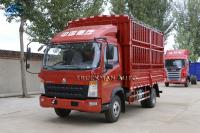 China Long Cabin 5 Ton HOWO Mini Lorry Truck With 116HP Engine for sale