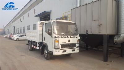 China Sinotruk Howo 5 Ton Light Tipper Truck 3400mm Wheel Base 116HP Diesel Engine for sale