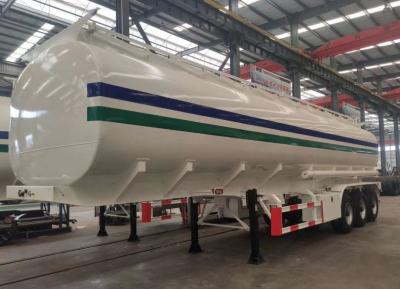 China Carbon Steel 50000L 3 Compartments Fuel Tank Semi Trailer for Diesel Gasoline Oil Transport for sale