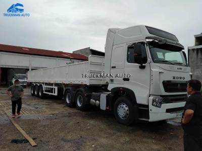 China Q345 50000kg 3 Axle Fence Semi Trailer for Bulk Cargo Transport for sale