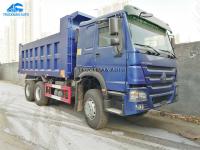 China 30t Heavy Duty Dump Truck HW19710 Manual 10 Forward 2 Reverse for sale