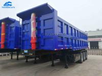 China 60 Ton 3 Axle Dump Trailer for Bauxite Coal Gravel Transport for sale