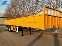 China 800mm 60T Side Wall Cargo Trailer For Grain Transport for sale