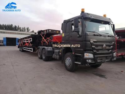 China 12Pcs Tire 60 Ton Q345 Low Flatbed Trailer With ABS Brake for sale