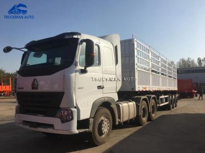 China 600mm Side Wall Flatbed Cargo Trailer With WABCO Brake for sale
