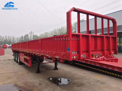 China ABCO Q345 Steel Cargo Semi Trailer 60 Ton 12 Tires WABCO Brake for sale