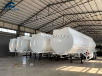 China 40000 Liter Fuel Tank Trailer Single Point Suspension Axle 16 Ton Capacity for sale