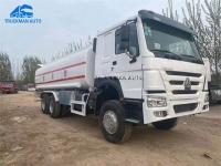 China Used SINOTRUK HOWO 10 Wheeler Oil Tanker Truck 20000L 375HP 2015 Year for sale