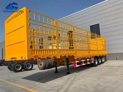 China 70000kg BPW Brand Cargo Semi Trailer 3 Axle Side Wall for sale