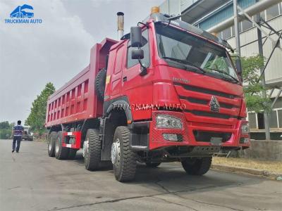 China Sinotruk Howo 8x4 Dump Truck 371HP 40-50 Ton Capacity with Top Warning Light for sale