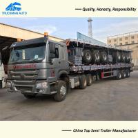 China Q345 Material 2x20FT Container Semi Trailer For Logistics Company for sale