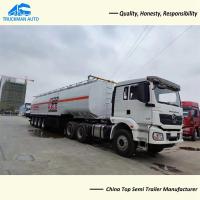 China 54,000 Liters 4 Axle Oil Tank Trailer Fuel Tanker Semi Trailer for Guinea for sale