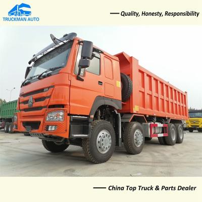 China SINOTRUK HOWO 8x4 50 Ton Dump Truck Right Hand Drive 371HP Heavy Duty Tipper for sale