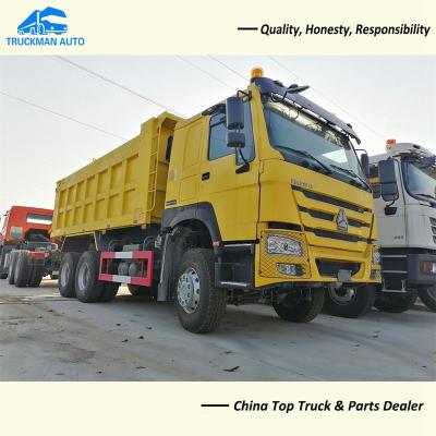 China SINOTRUK HOWO 6x4 371HP 30 Ton Dump Truck for Sand Transport with Tubeless Tires for sale