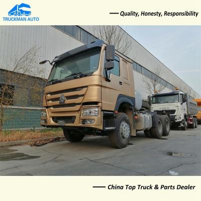 China SINOTRUK HOWO 420HP 50 Ton Prime Mover Truck Tubeless Tire 10 Speed for sale