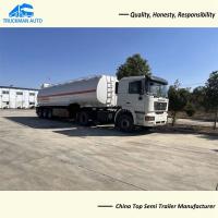 China 3 Axle 26000 Liter Oil Tank Semi Trailer with 8 Compartments for sale