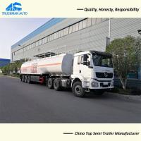China Q235 Q355 40000L Fuel Tanker Trailer 3 Axle 4 Compartment for sale