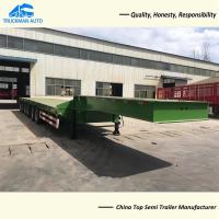 China 120 Tons Lowbed Semi Trailer 6 Axle HG60 Material for sale