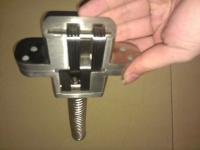 China 180° Self Closing Invisible Spring Hinges For  Wooden Door , Channel Gate for sale