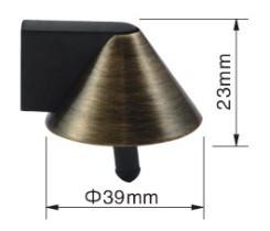 China Umbrella Type Zinc Alloy Interior Door Stops Commercial Magnetic Door Holder for sale
